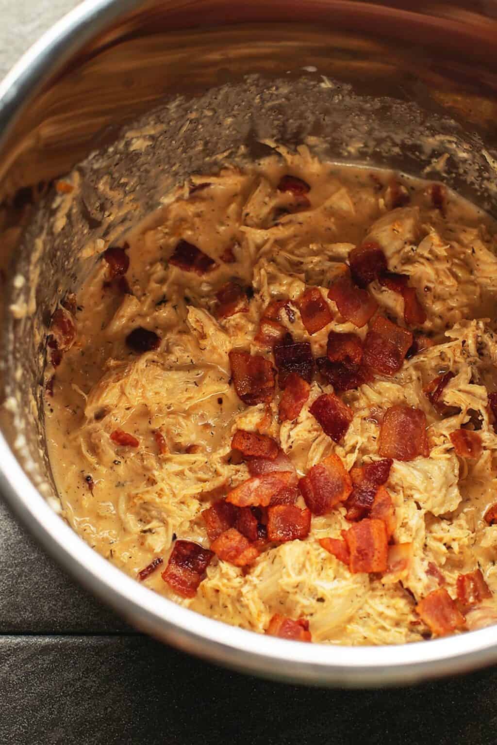 Crack Chicken Recipe (Slow Cooker, Instant Pot, or Stove) • Low Carb ...