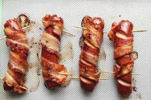 Bacon Wrapped Hot Dogs aka Danger Dogs • Low Carb with Jennifer