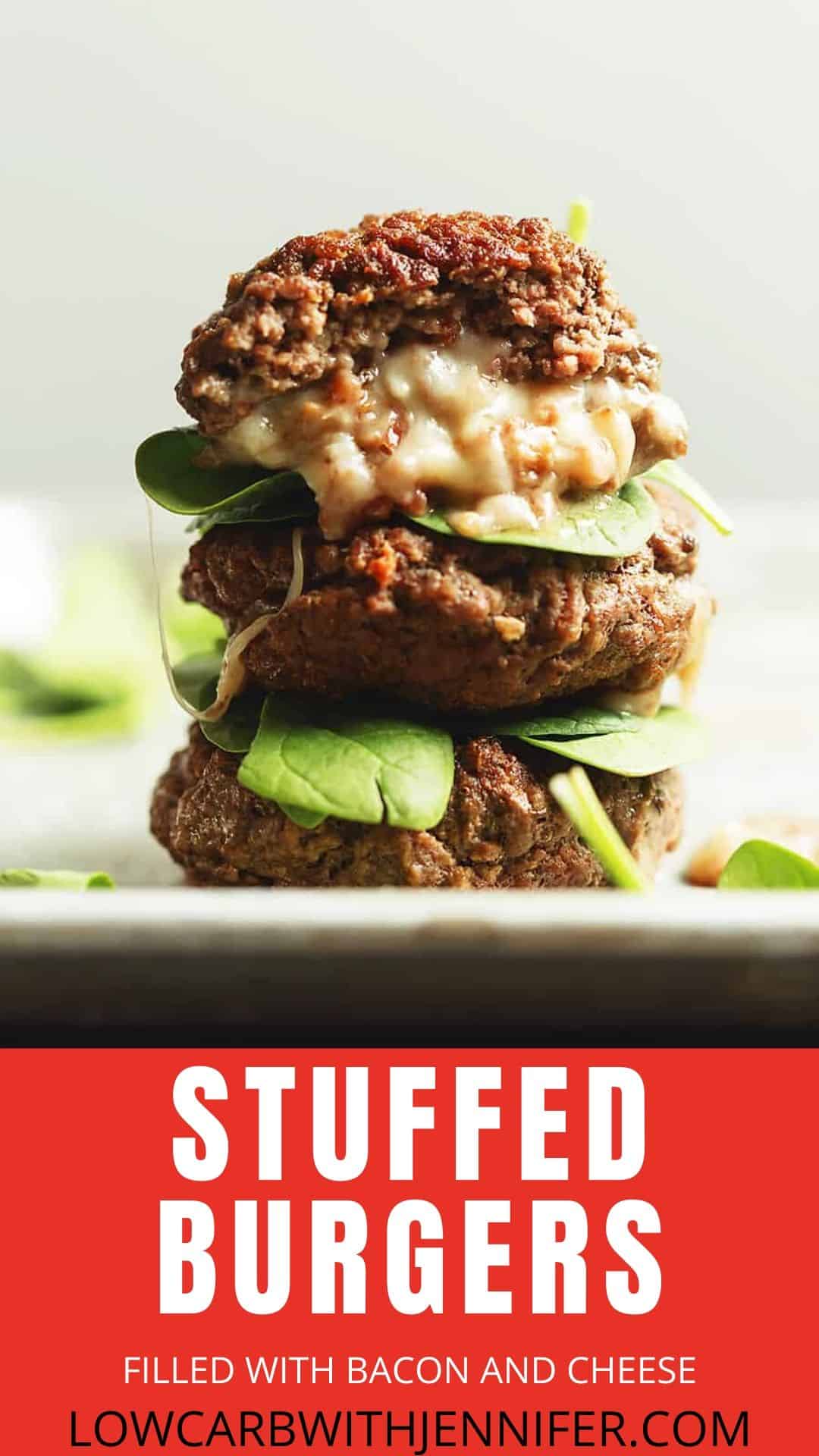 Stuffed Burgers • Low Carb with Jennifer