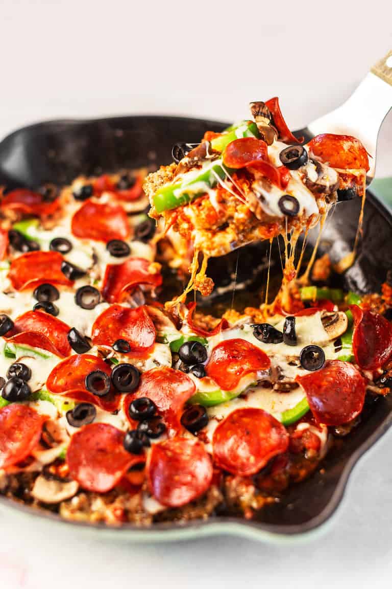 Chicken Crust Pizza - Only 3 Ingredients! • Low Carb with Jennifer