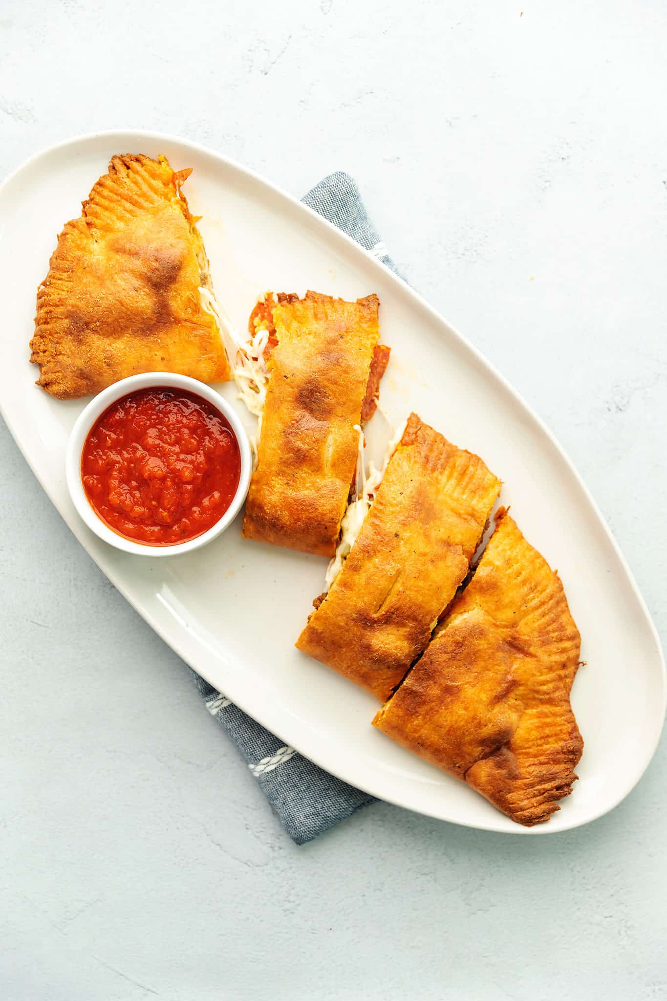 Keto Meat Lovers Calzone • Low Carb with Jennifer