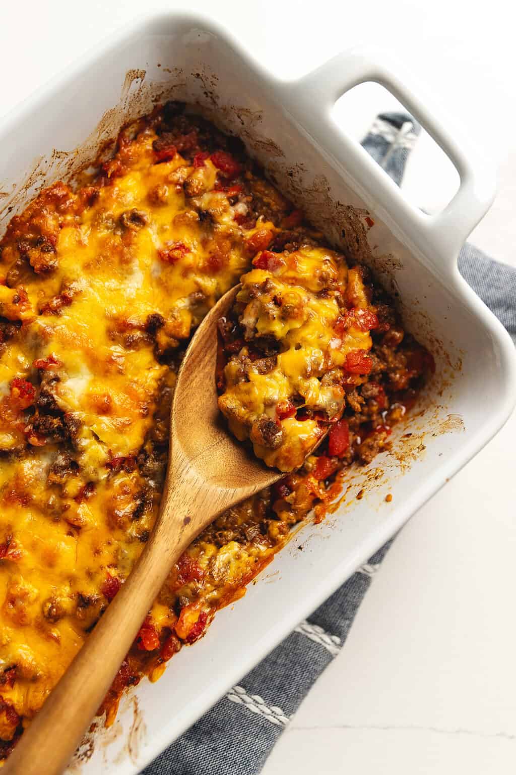 Easy Keto Taco Casserole with Ground Beef • Low Carb with Jennifer